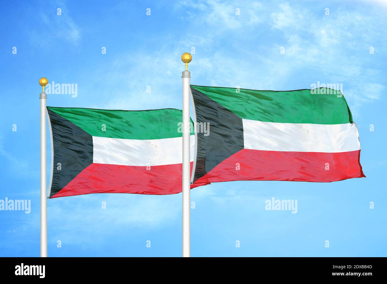 Two flagpoles hi-res stock photography and images - Alamy