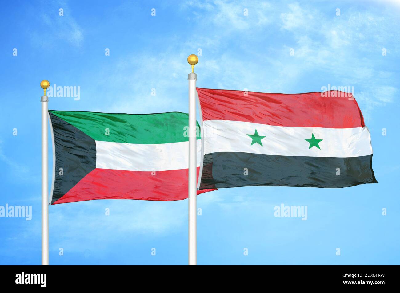 Kuwait syria flag hi-res stock photography and images - Alamy