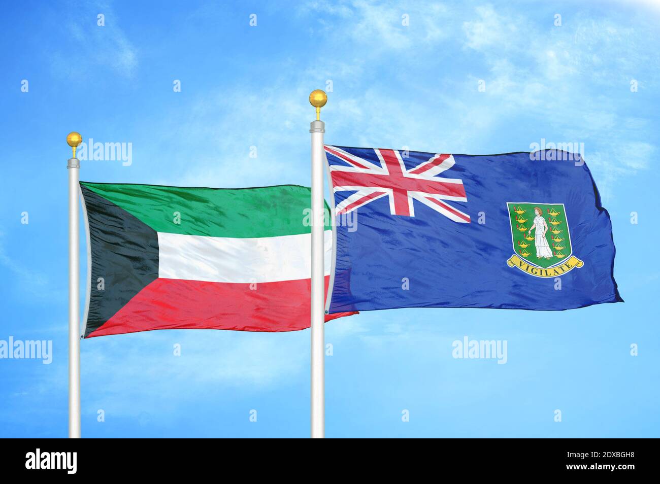 Kuwait vs british virgin islands hi-res stock photography and images ...