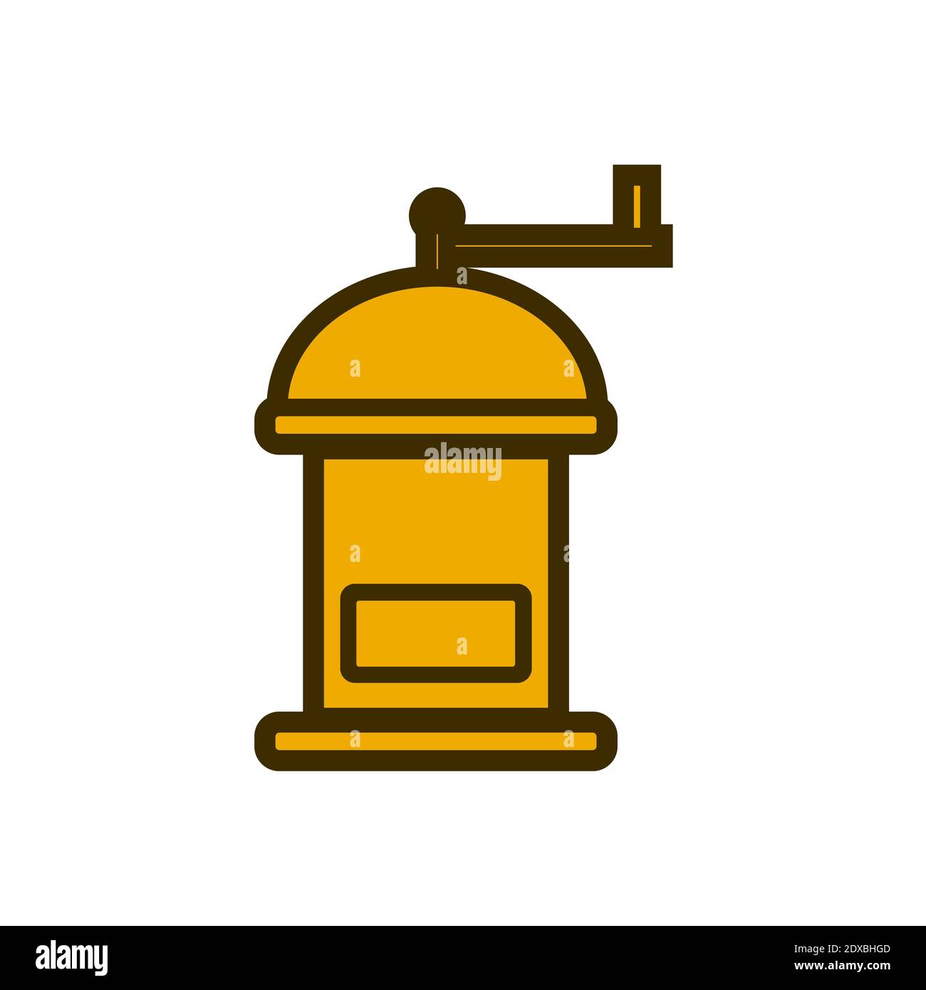 grinder coffee, coffee roaster icon vector illustration isolated on ...