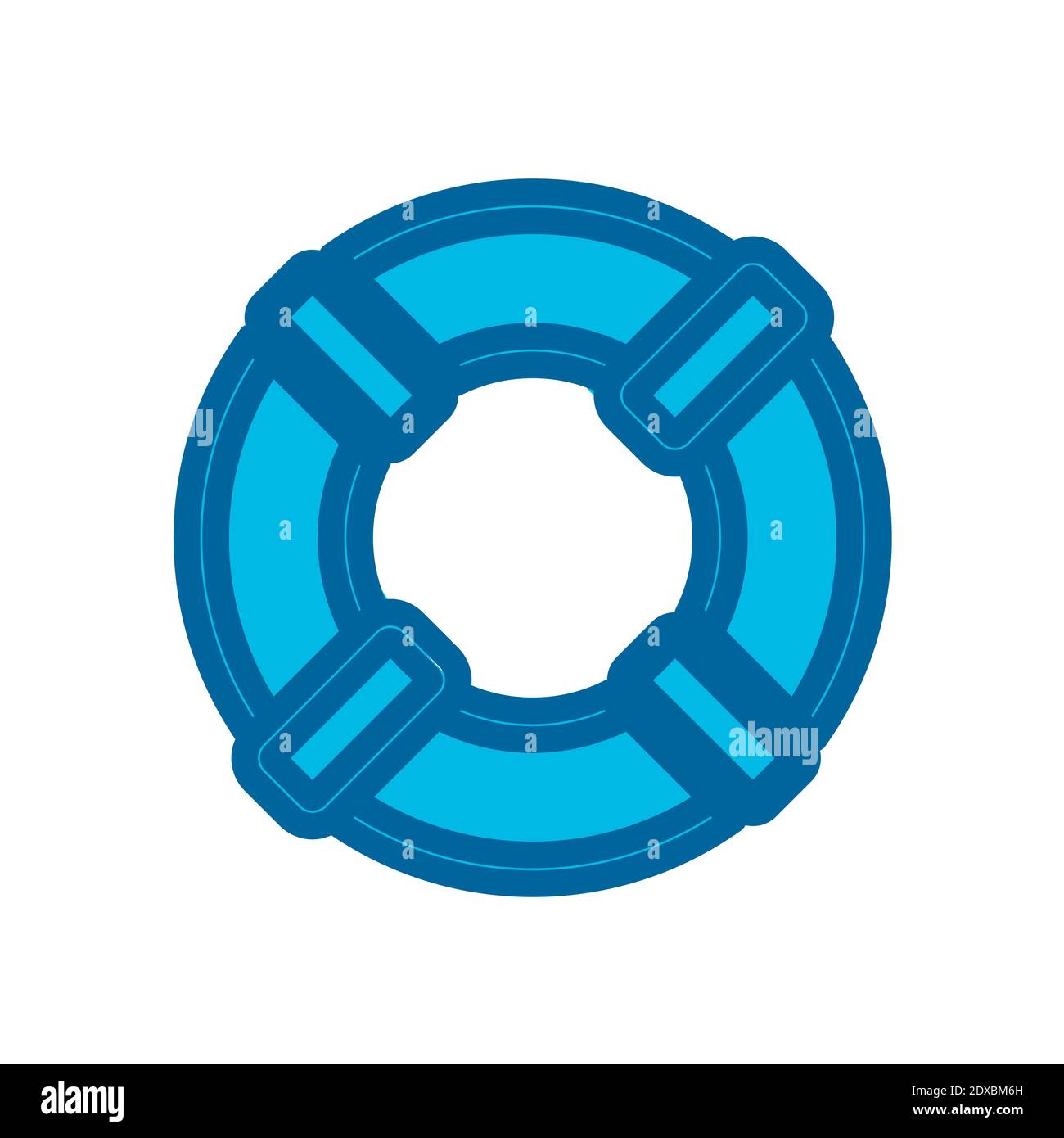 safeguard boat beach icon vector illustration isolated on white ...