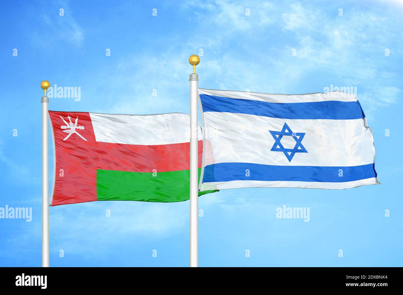 Oman israel flag hi-res stock photography and images - Alamy