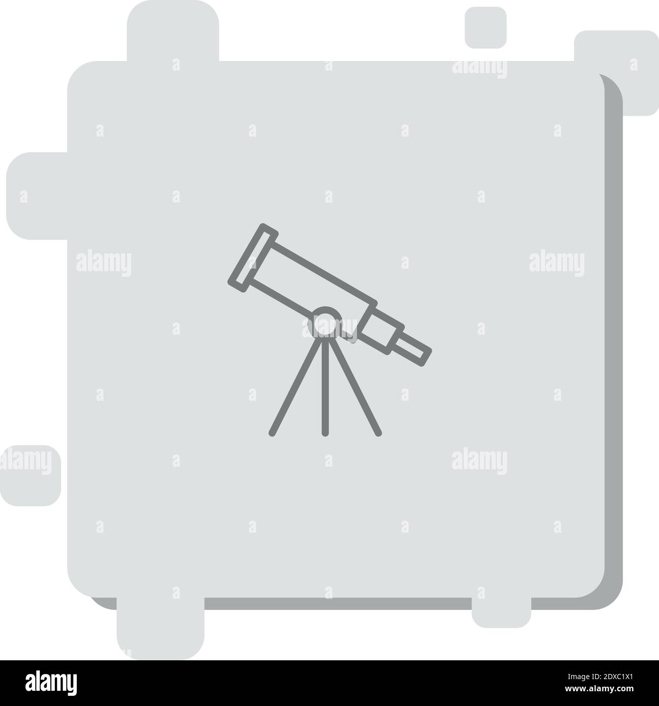 telescope vector icon modern simple vector illustration Stock Vector ...