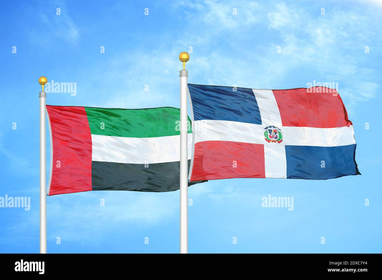 Emirates dominican republic flag hi-res stock photography and images ...