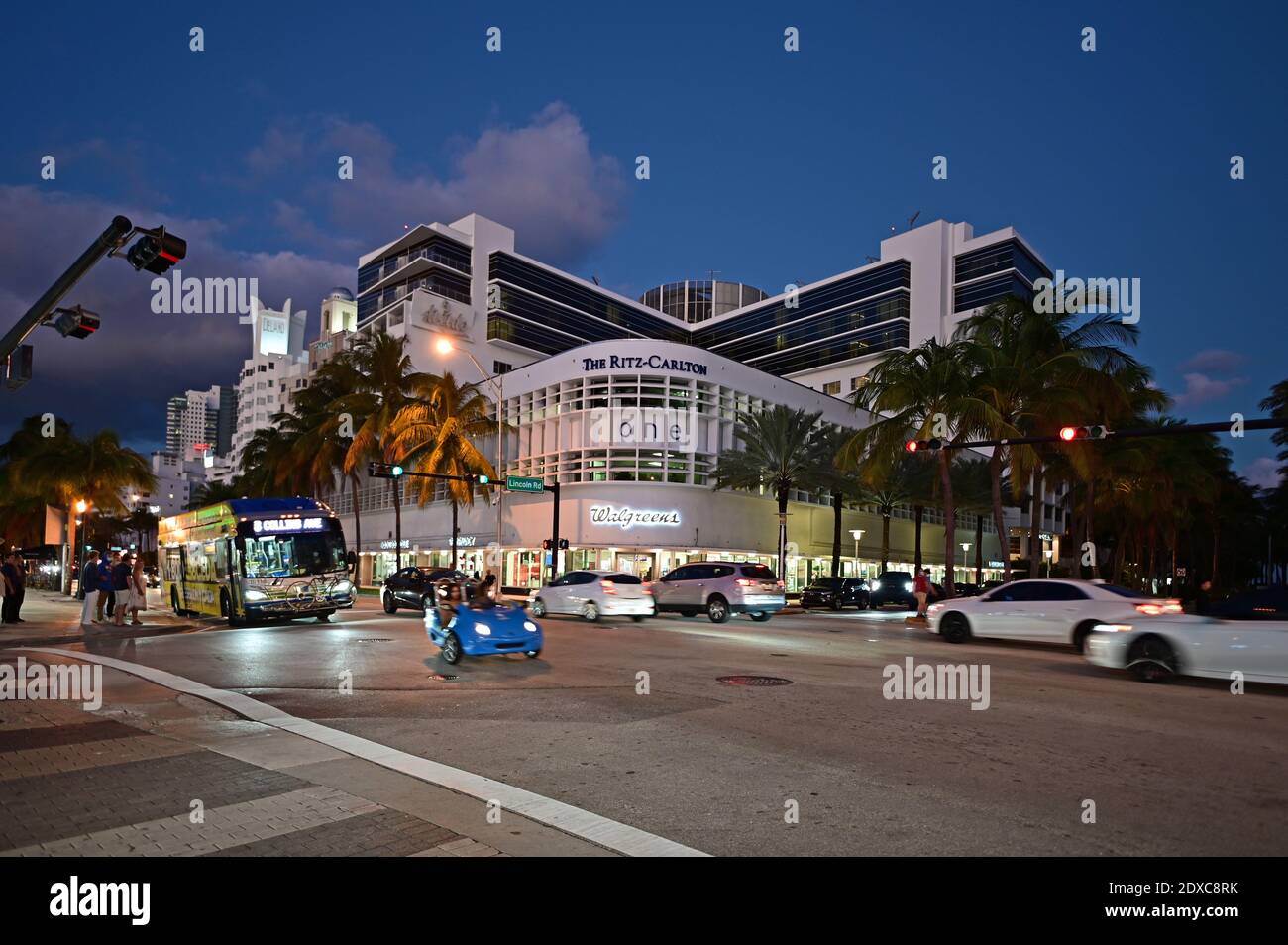 Miami Beach, Florida - December 19, 2020 - Ritz Carlton Hotel on ...