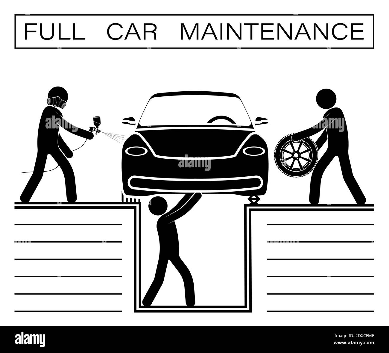 Stick and platform Stock Vector Images - Alamy