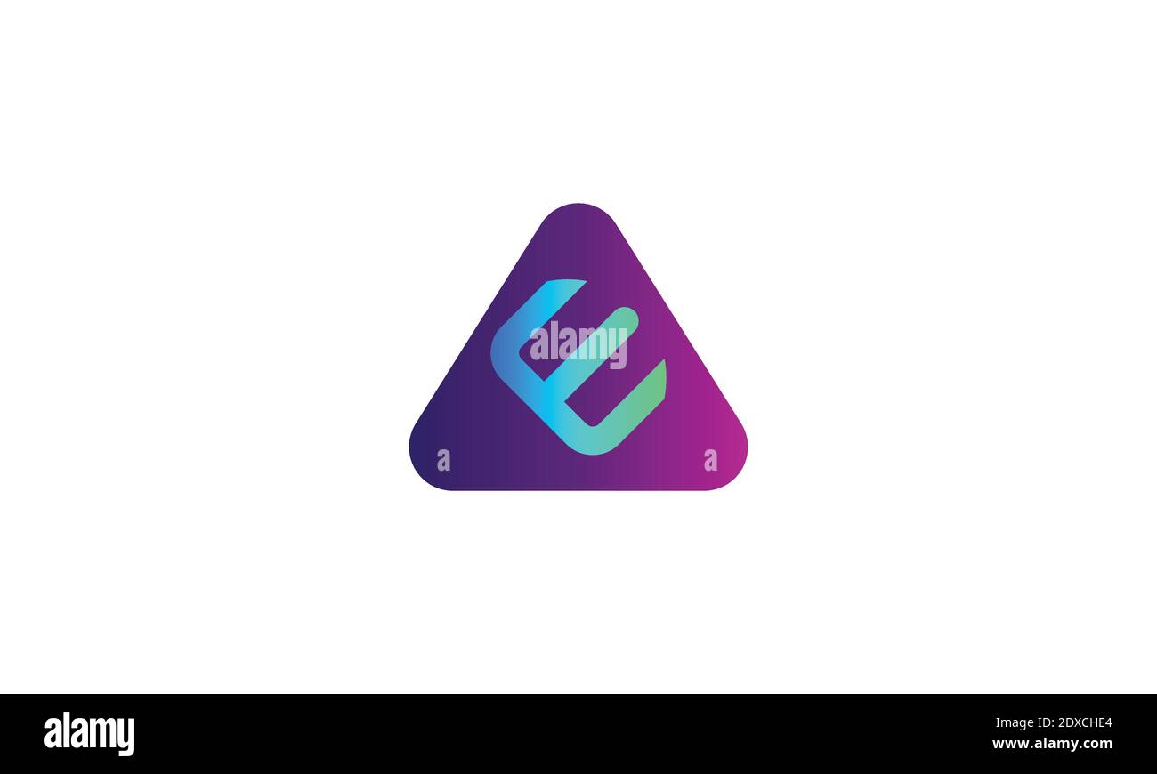 E letter logo design and vector template Stock Vector Image & Art - Alamy
