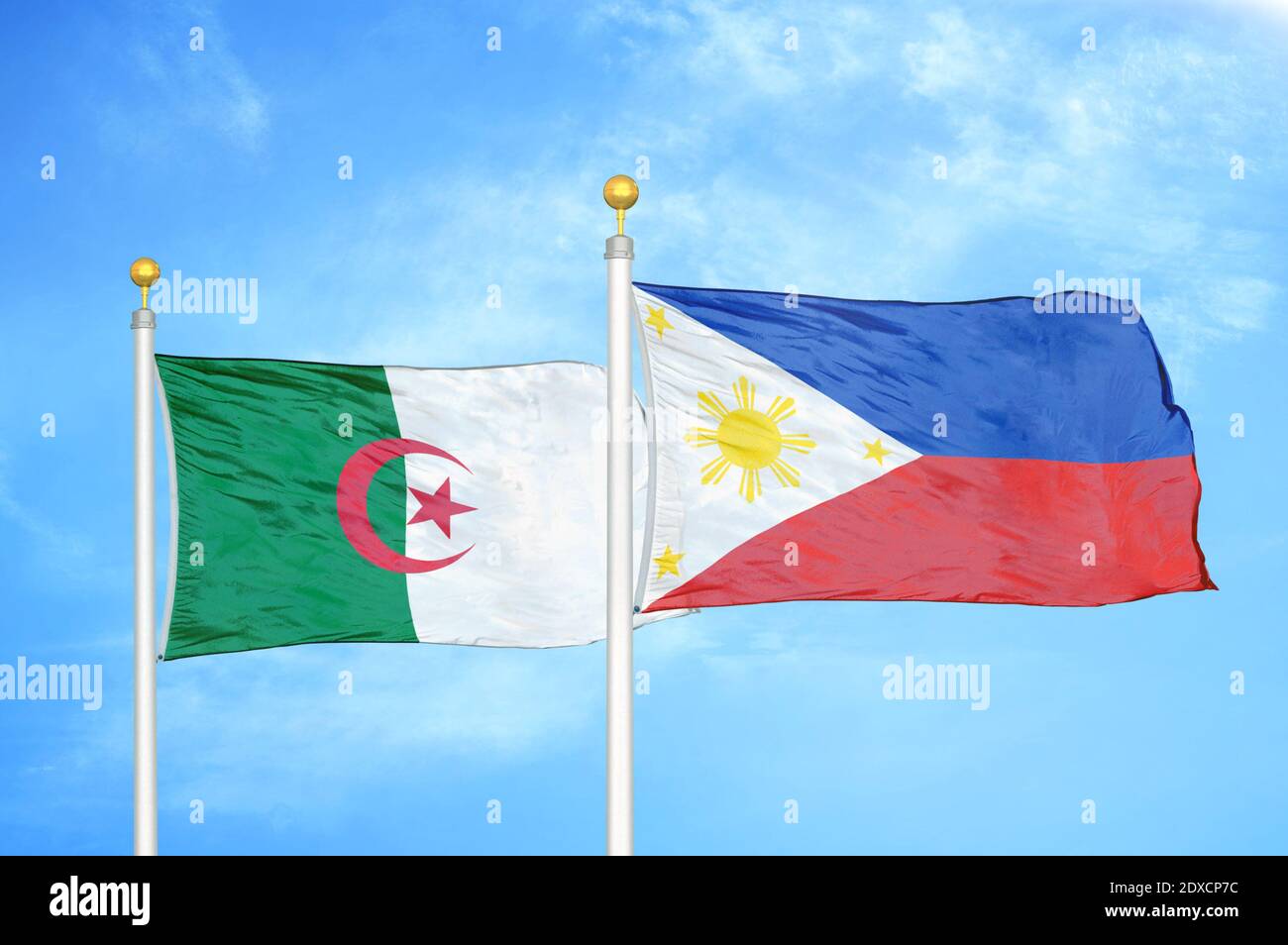 Algeria philippines flag hi-res stock photography and images - Alamy