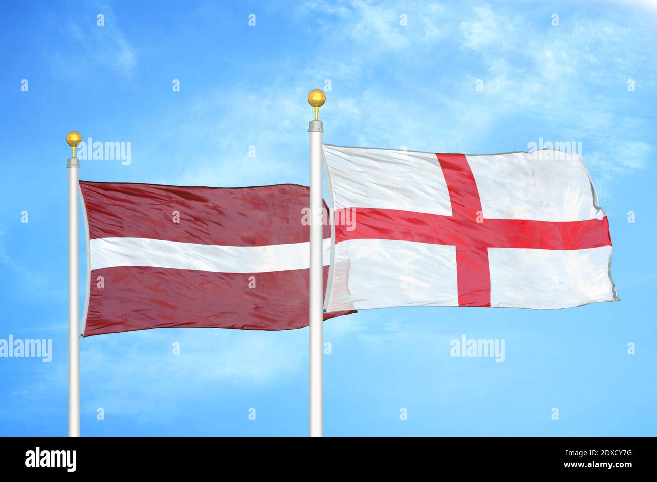 Latvia england flag hi-res stock photography and images - Alamy