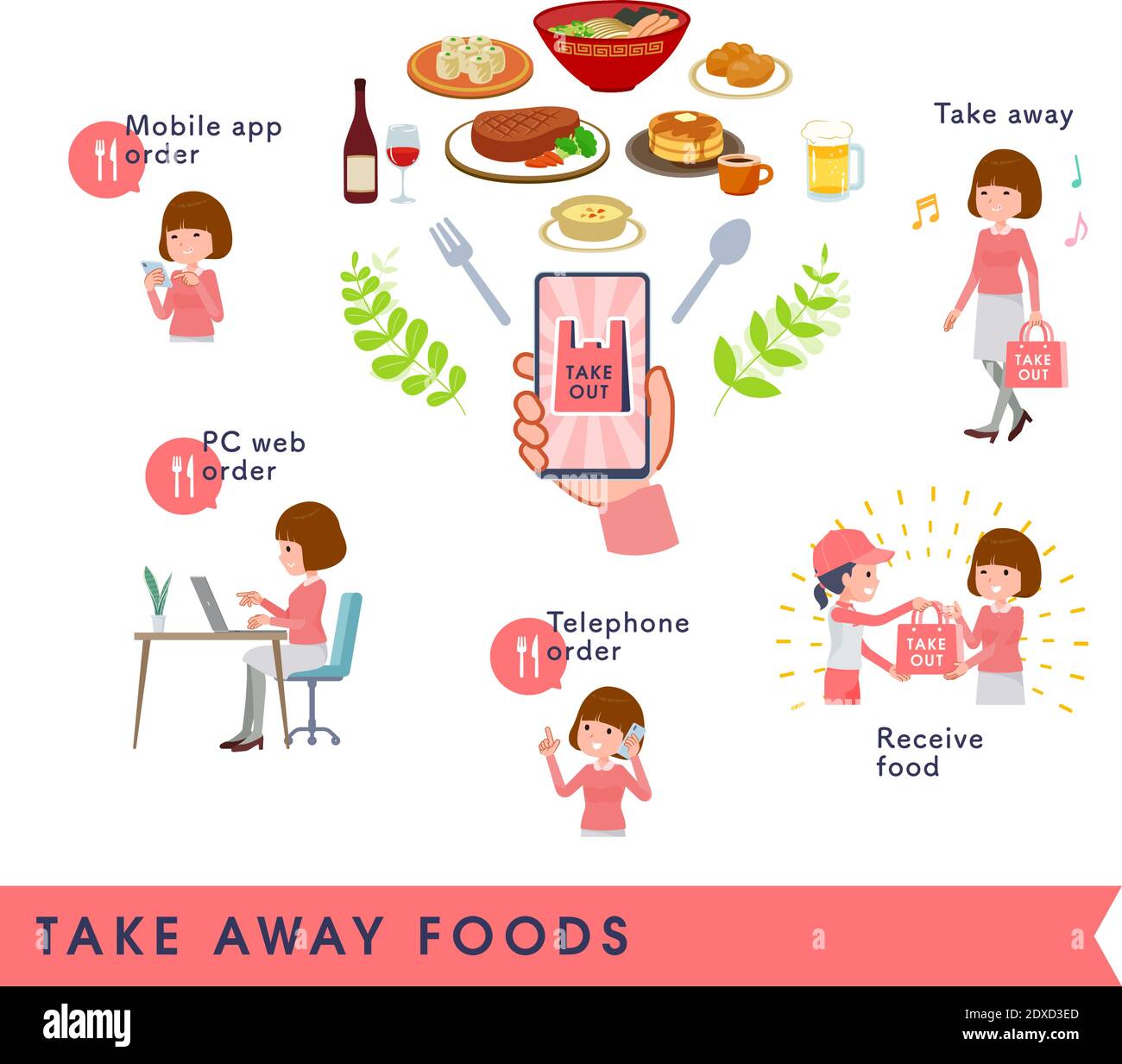 Easy cooking home Stock Vector Images - Alamy