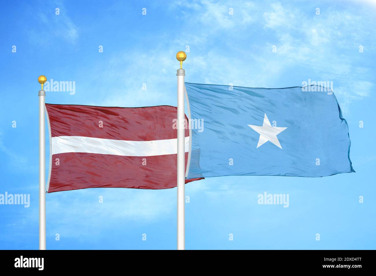 Somalia flags hi-res stock photography and images - Alamy