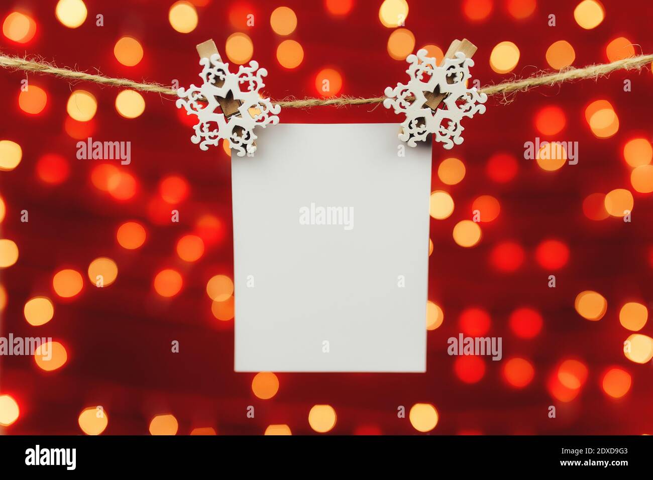 Christmas invitation bokeh layout hi-res stock photography and images ...