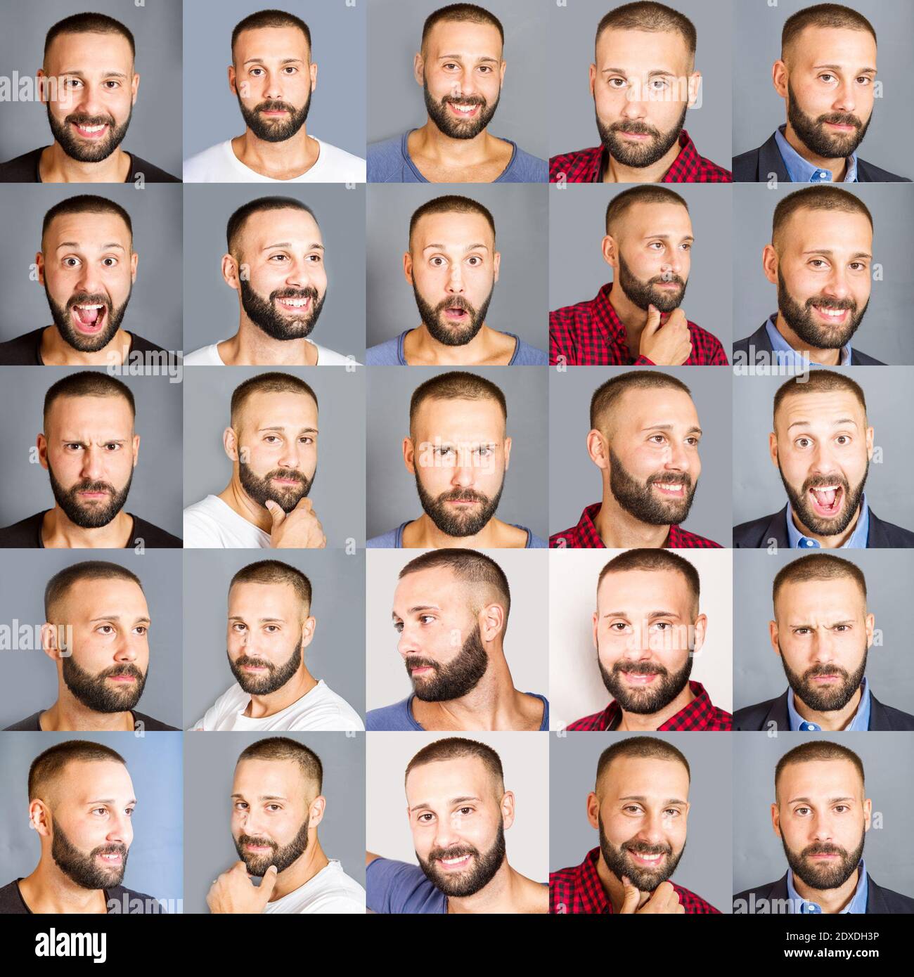 Various expressions hi-res stock photography and images - Alamy
