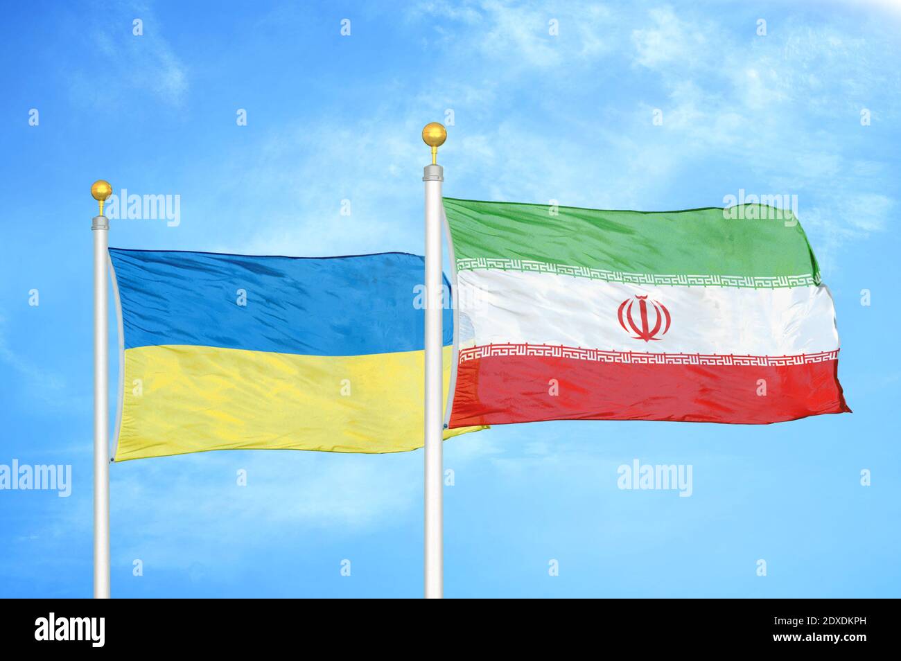 Ukraine iran flag hi-res stock photography and images - Alamy