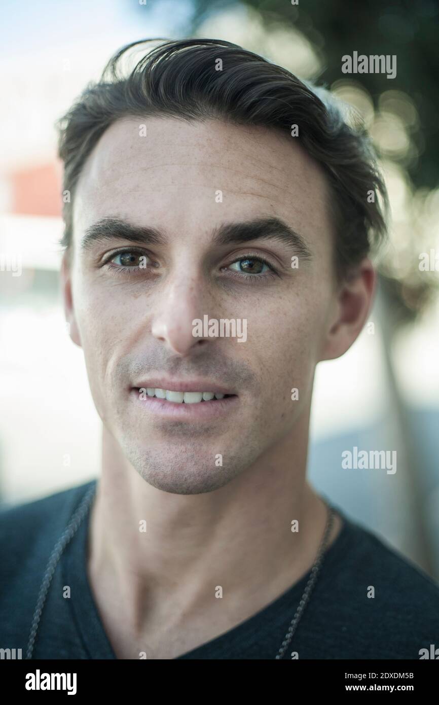 Man handsome outdoors hi-res stock photography and images - Alamy