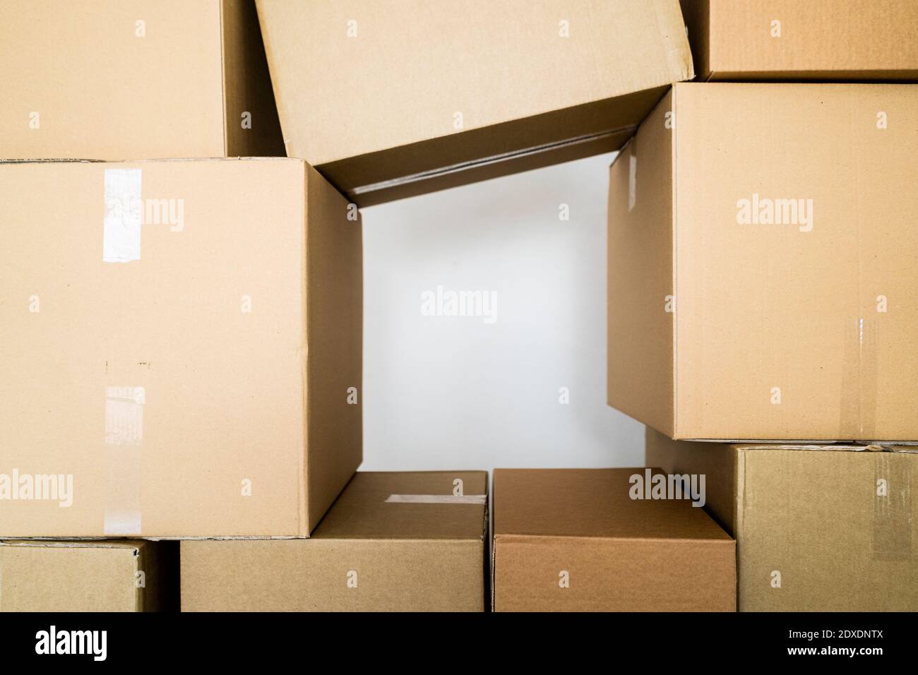 Stack cardboard hi-res stock photography and images - Alamy