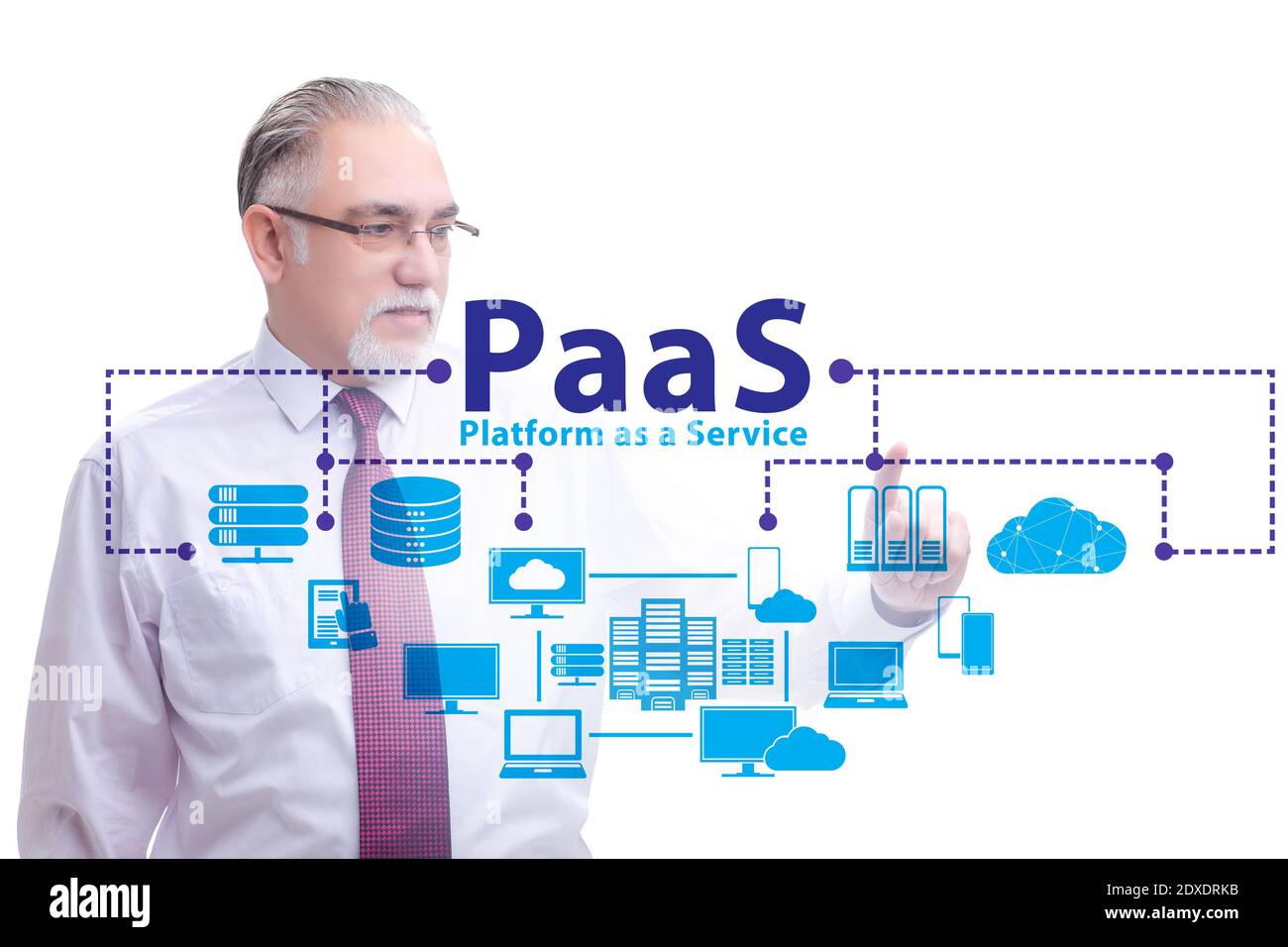 Iaas infrastructure as a service Cut Out Stock Images & Pictures - Alamy