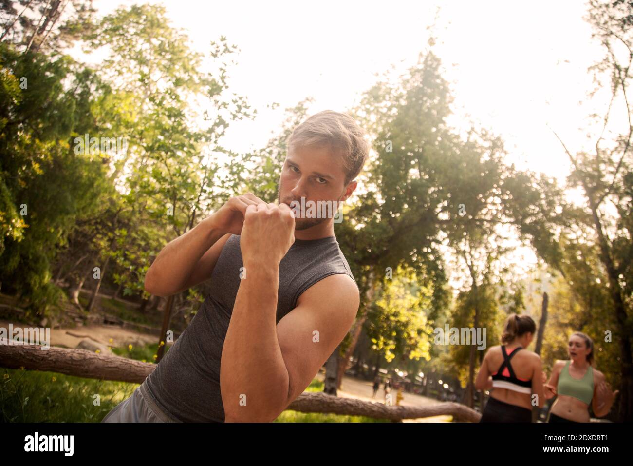 Shadow boxing woman hi-res stock photography and images - Alamy