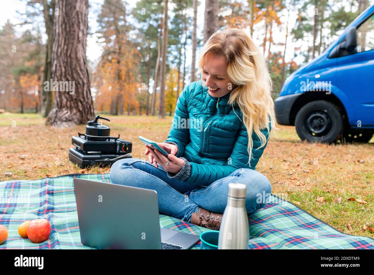 Digital camping van hi-res stock photography and images - Alamy