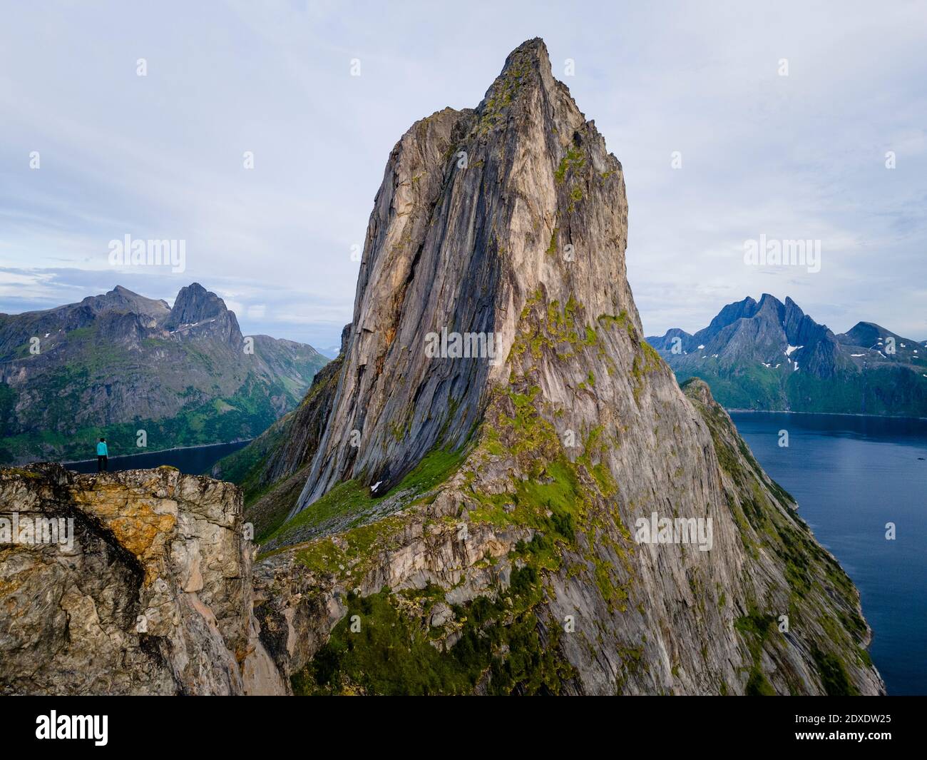 Aerial view segla mountain hi-res stock photography and images - Alamy