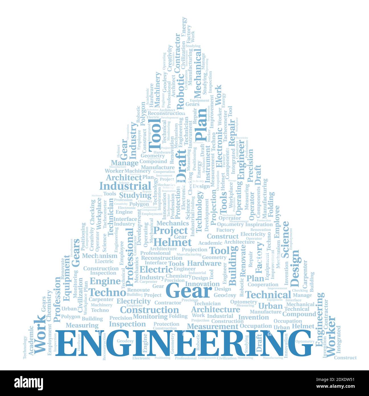 Structural Engineering typography word cloud create with text only ...