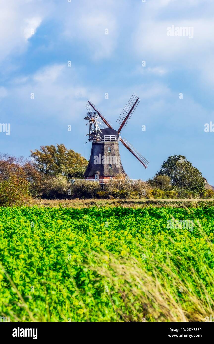 Windmill in sceneries hi-res stock photography and images - Alamy
