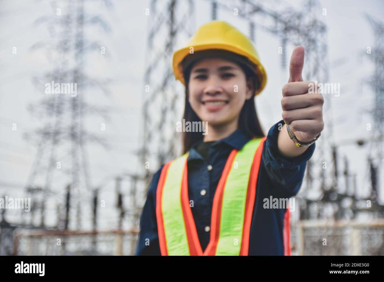 Close up hand thump up success concept Stock Photo - Alamy