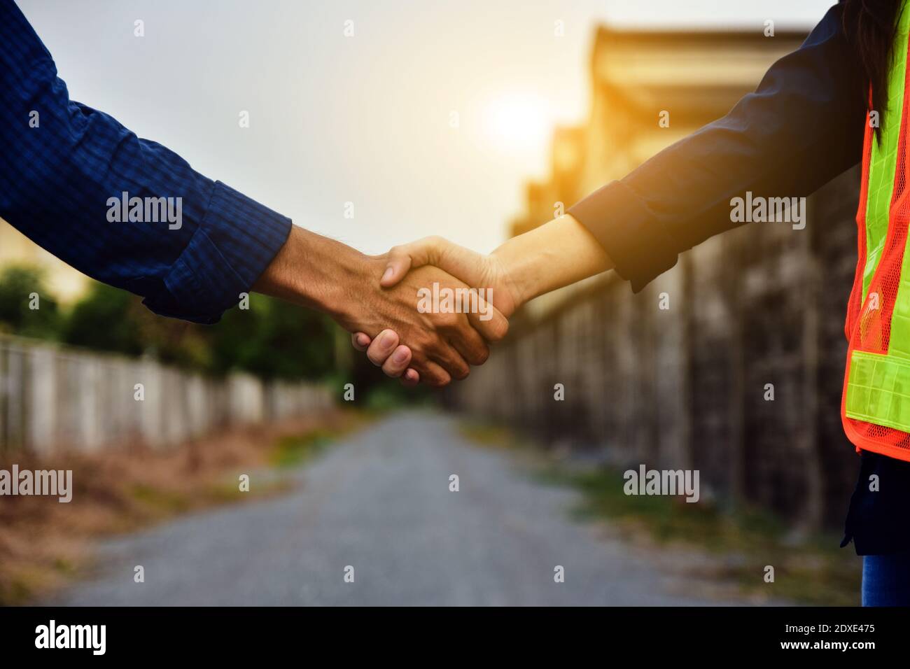 Engineer hands shake success project,Engineering shake hand Stock Photo ...