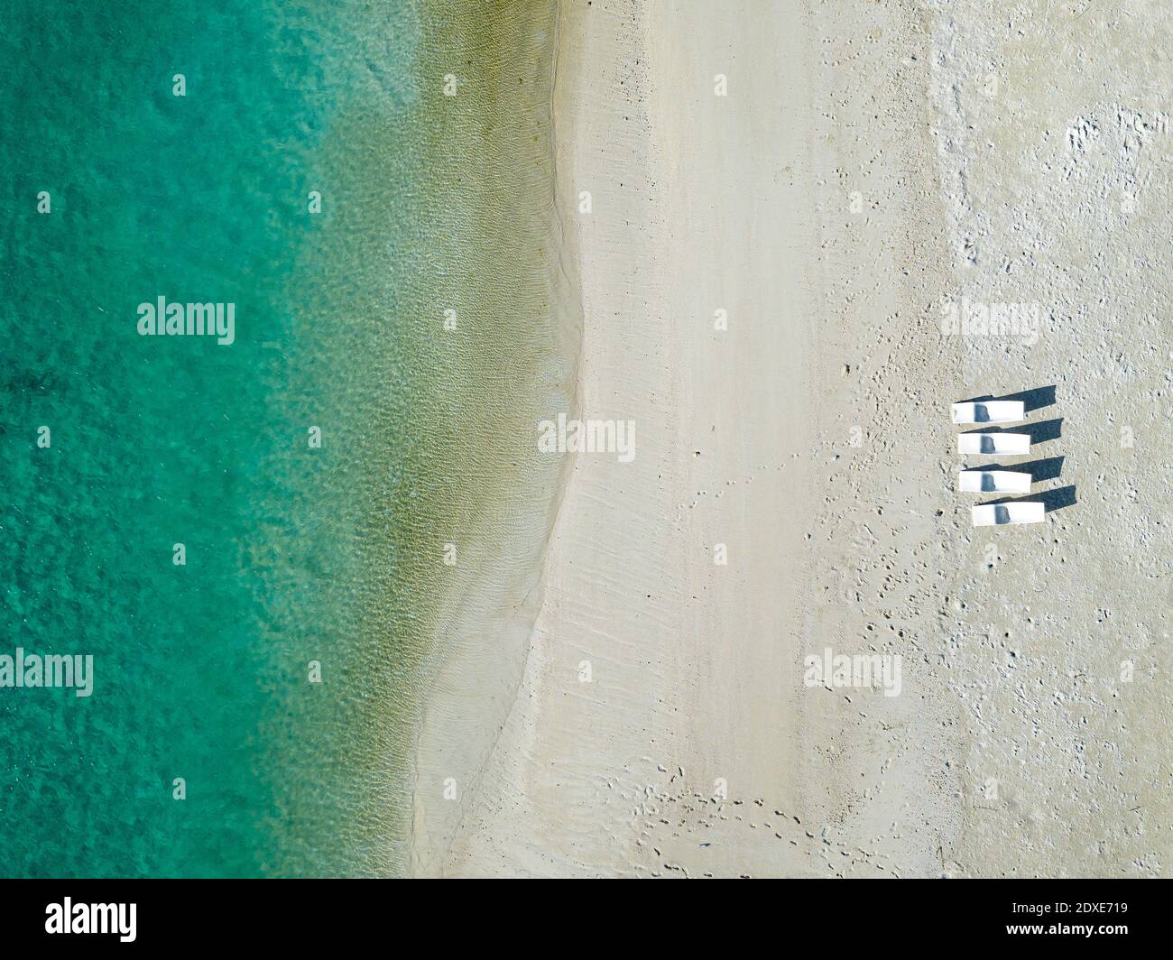 Aerial view of empty tropical island hi-res stock photography and ...