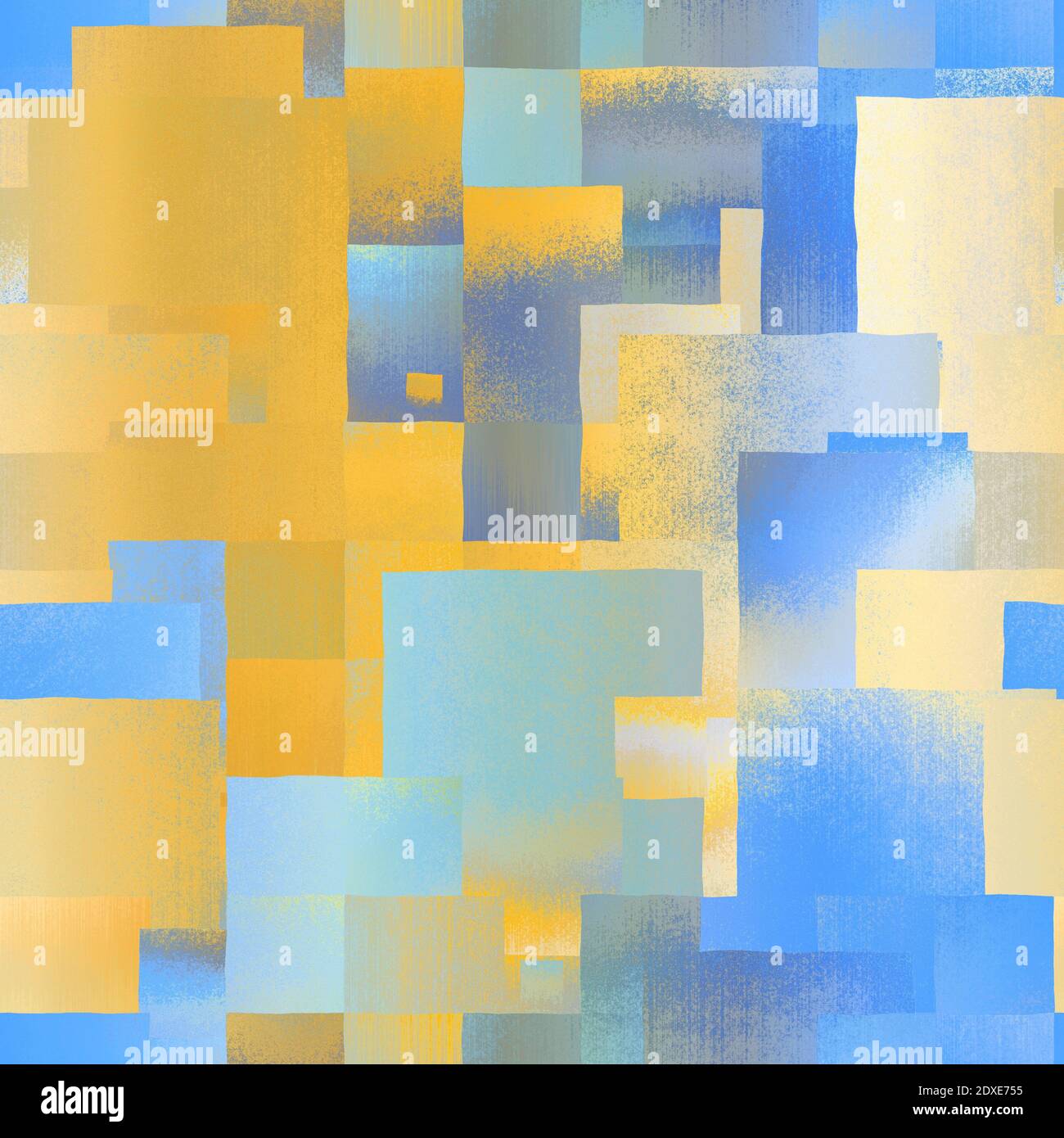 Seamless rectangle geo tile mosaic pattern swatch Stock Photo - Alamy