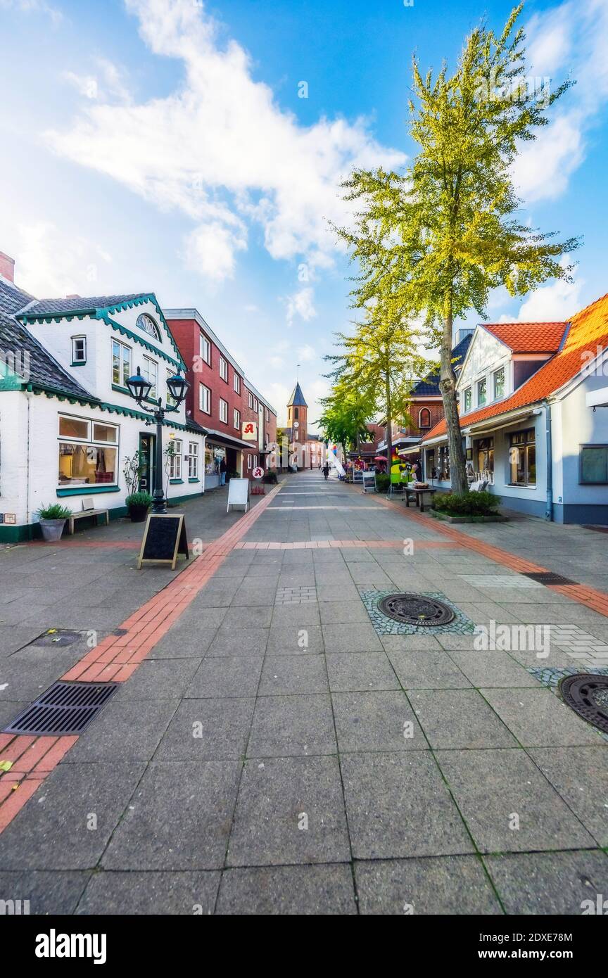 Small town buildings Stock Photo - Alamy