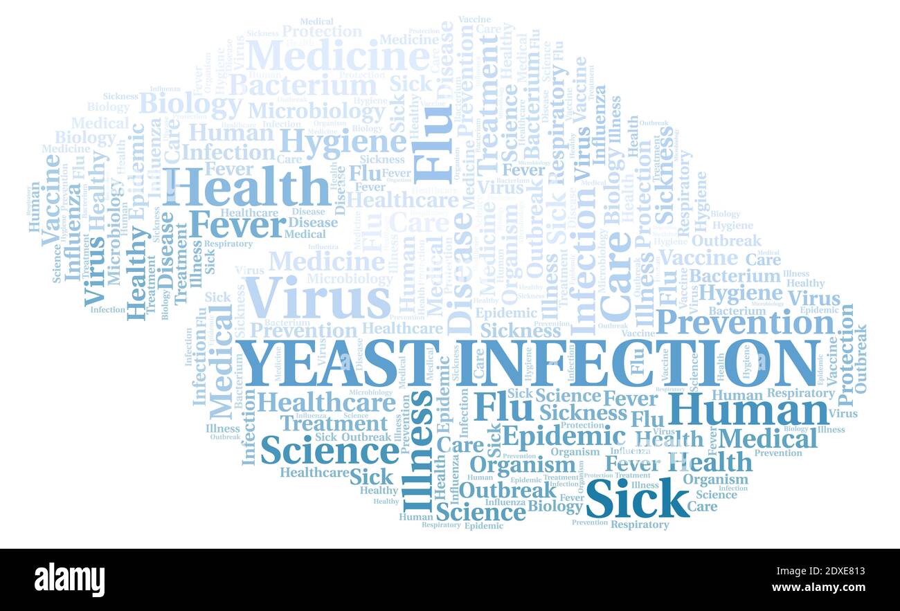 Yeast Infection typography word cloud create with text only Stock Photo ...