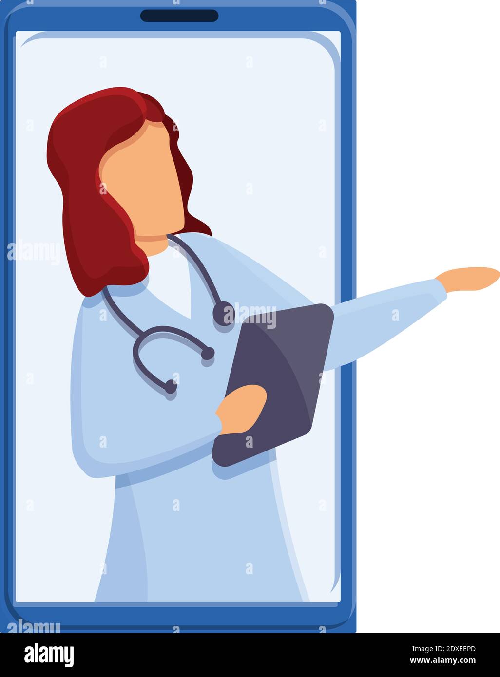 Telemedicine medical communication icon. Cartoon of telemedicine ...