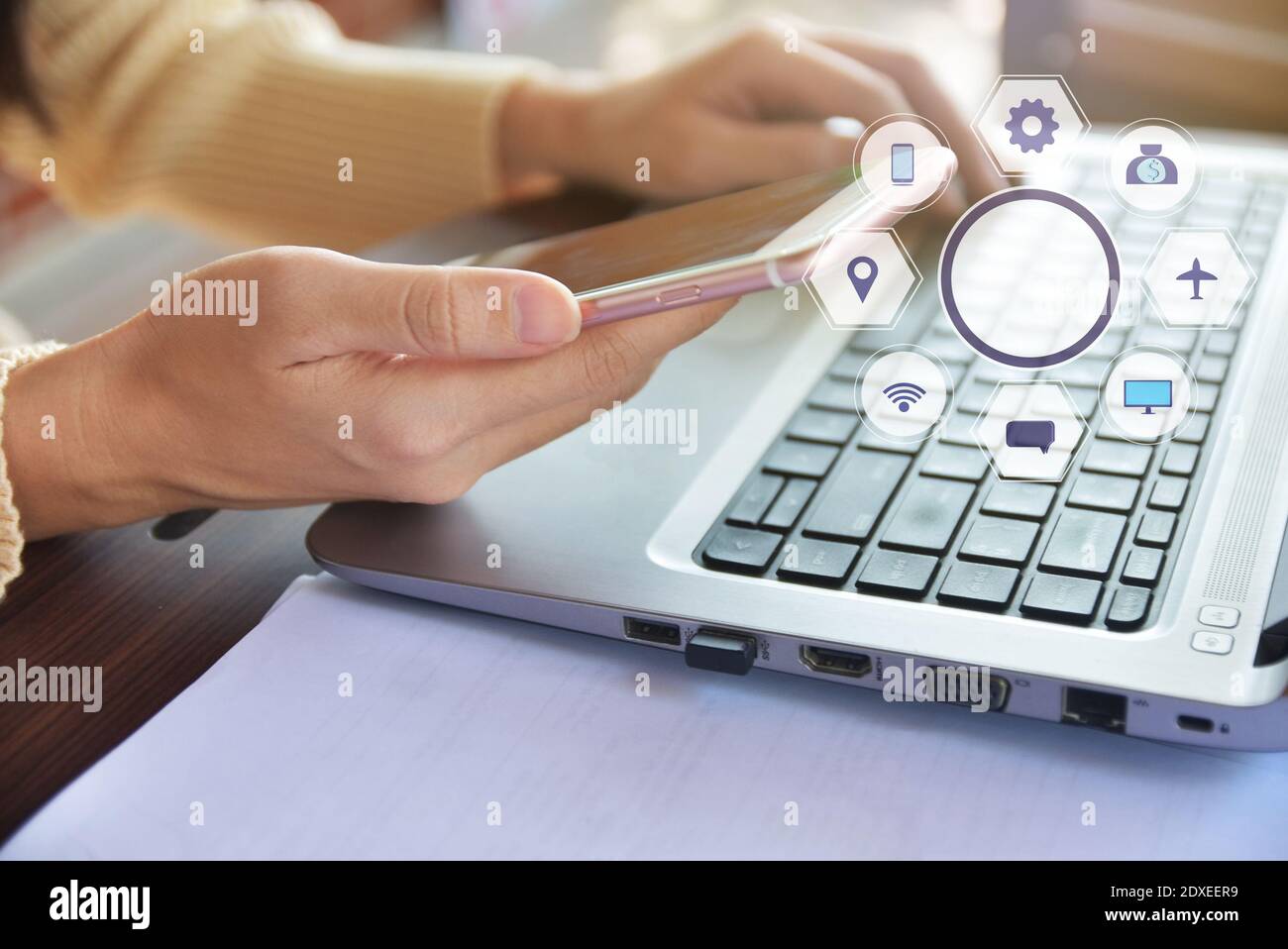 People using mobile smart phone application social media network,Mobile ...