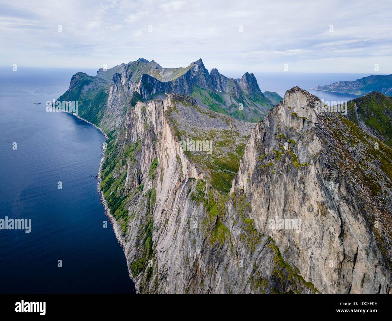 Aerial view segla mountain hi-res stock photography and images - Alamy