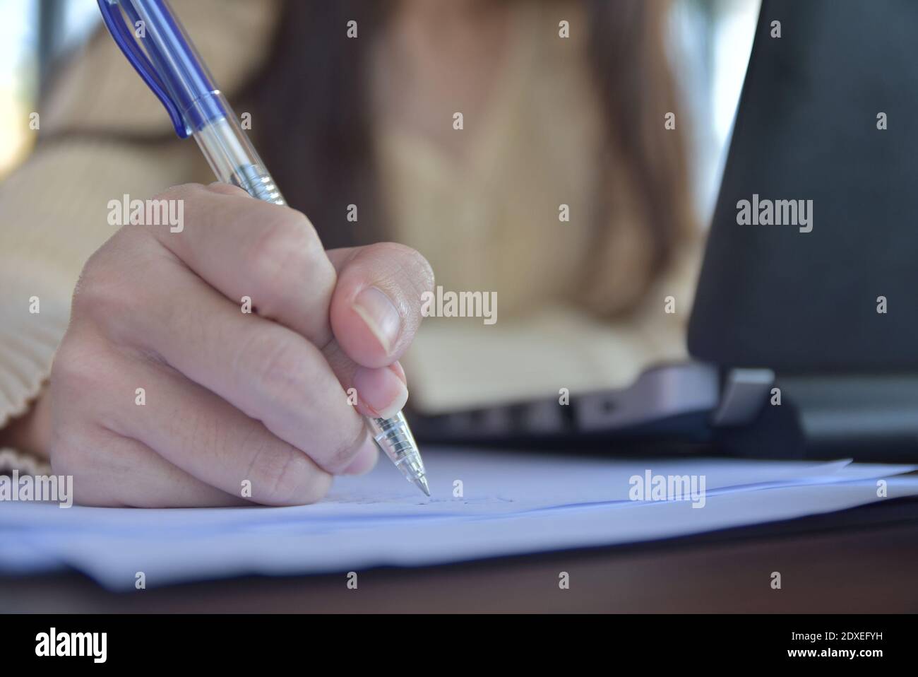 Drawing with signature hi-res stock photography and images - Alamy