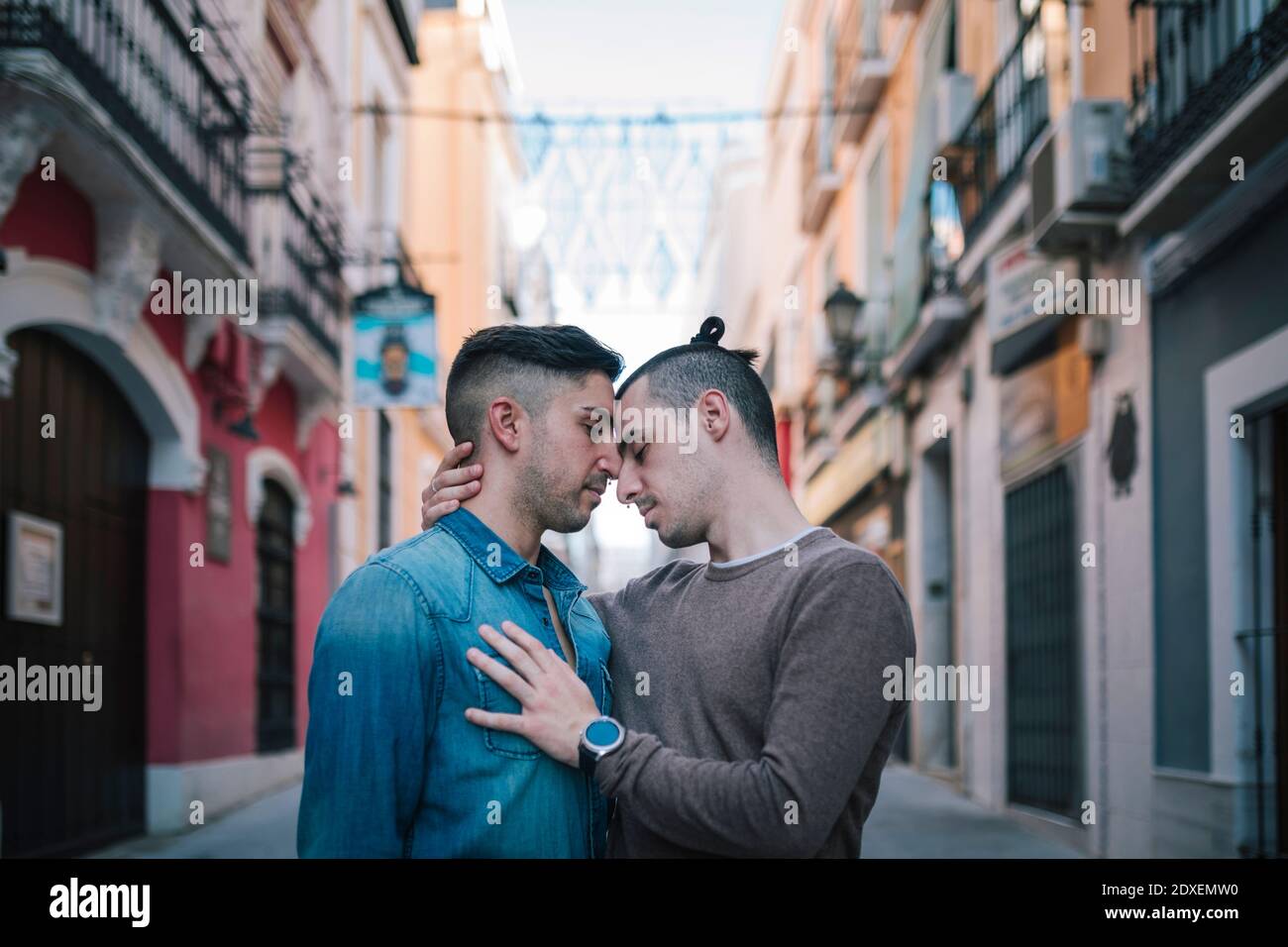 Affectionate men hi-res stock photography and images - Alamy