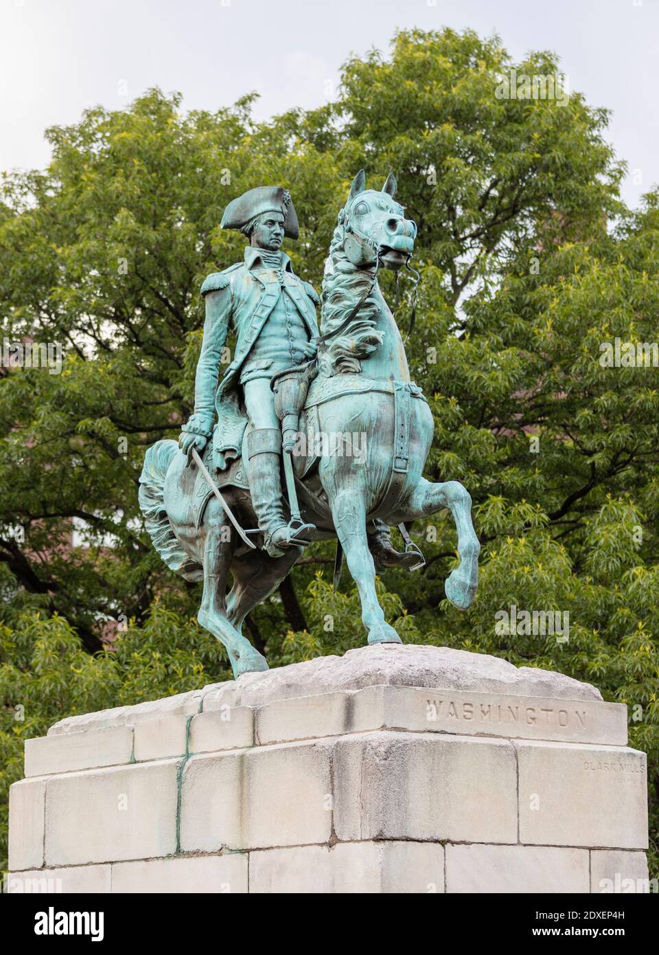 George Washington Statue Washington Dc High Resolution Stock ...