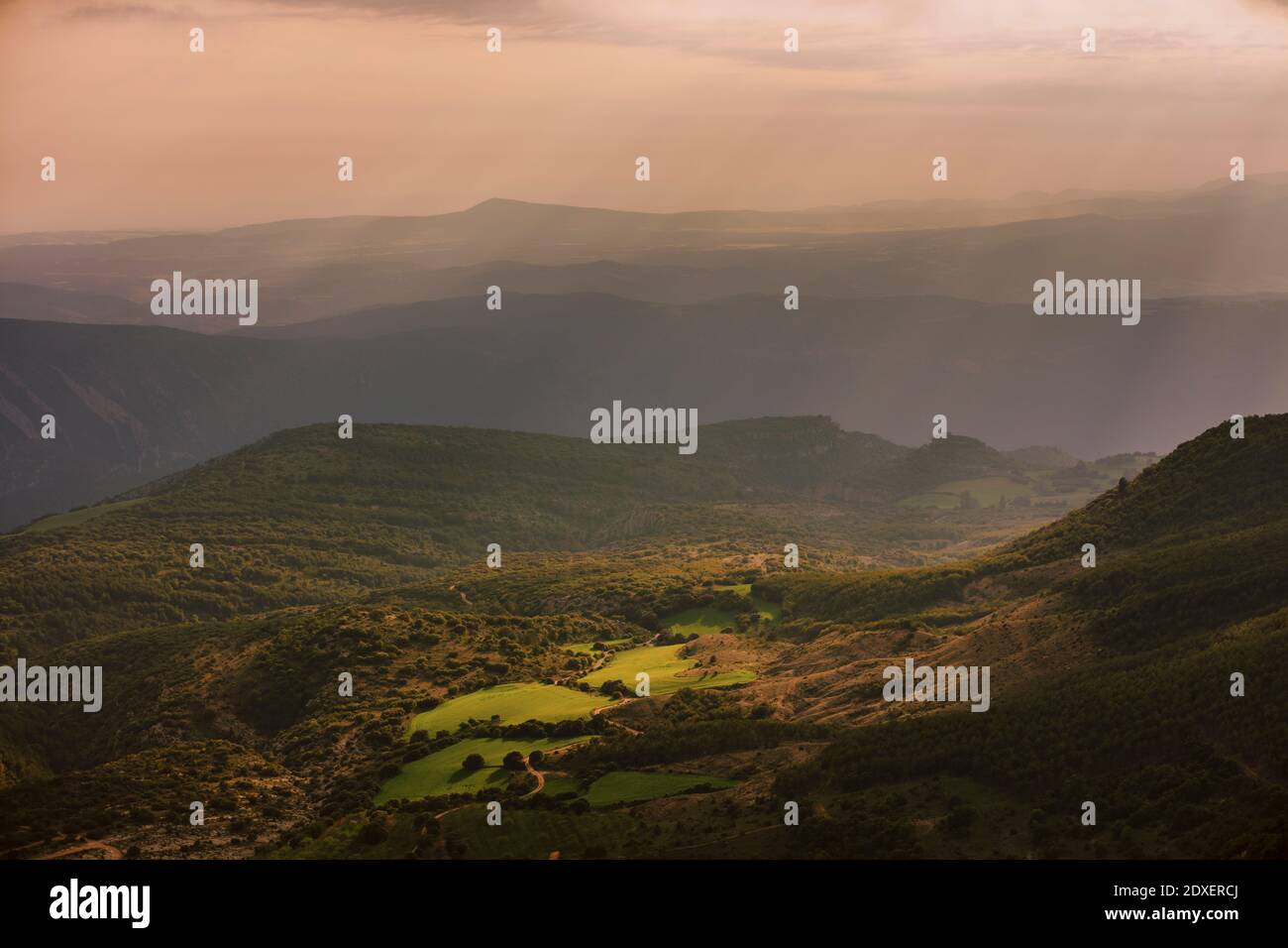 Birds eye view mountain ranges hi-res stock photography and images - Alamy