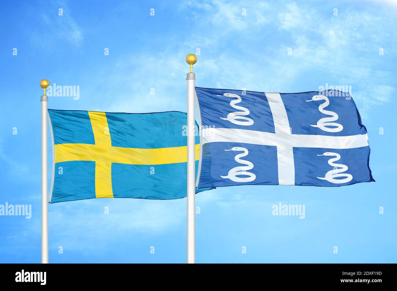 Snake flag of martinique hi-res stock photography and images - Alamy