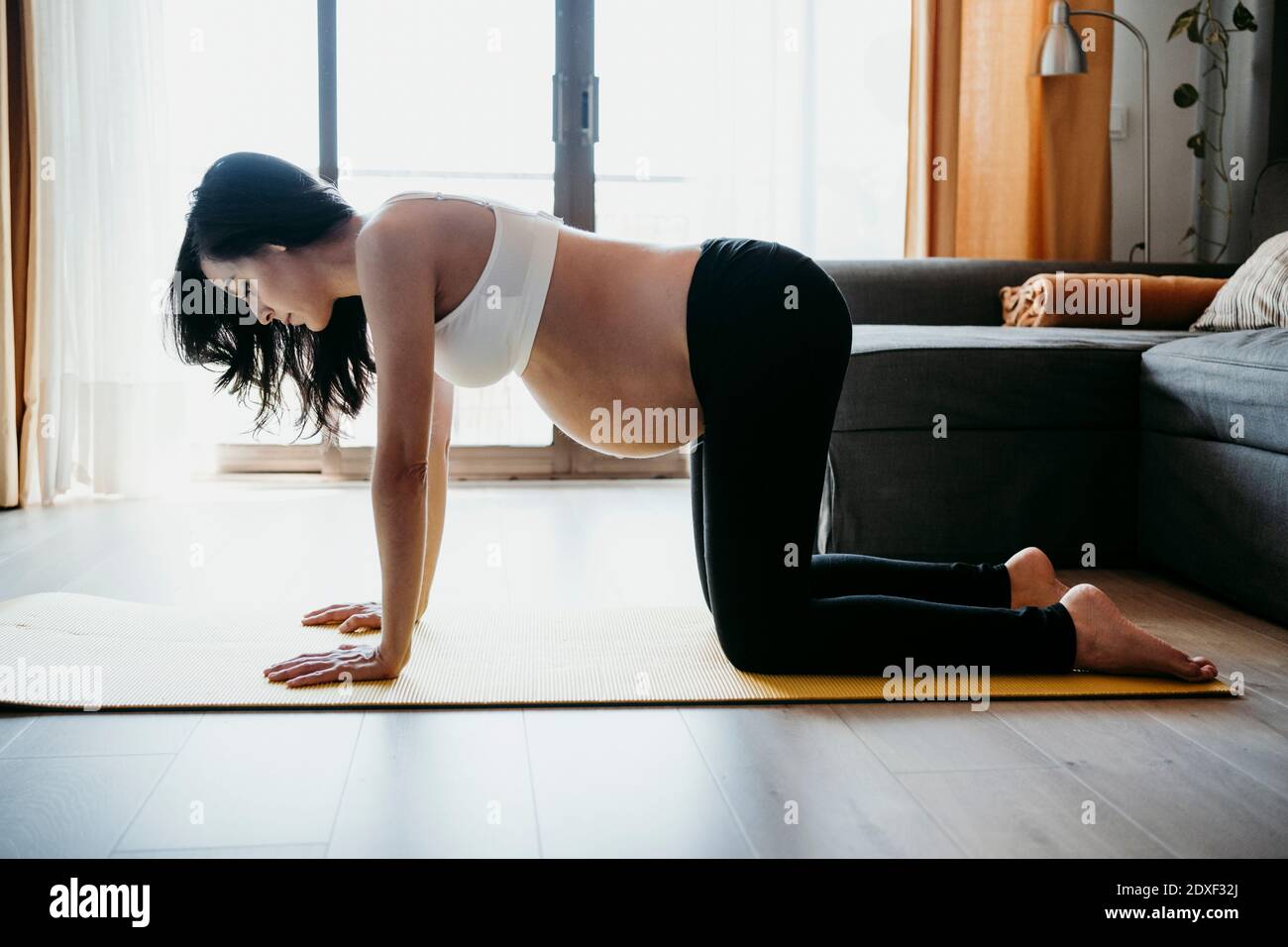 yoga-for-pregnant-women-hi-res-stock-photography-and-images-alamy
