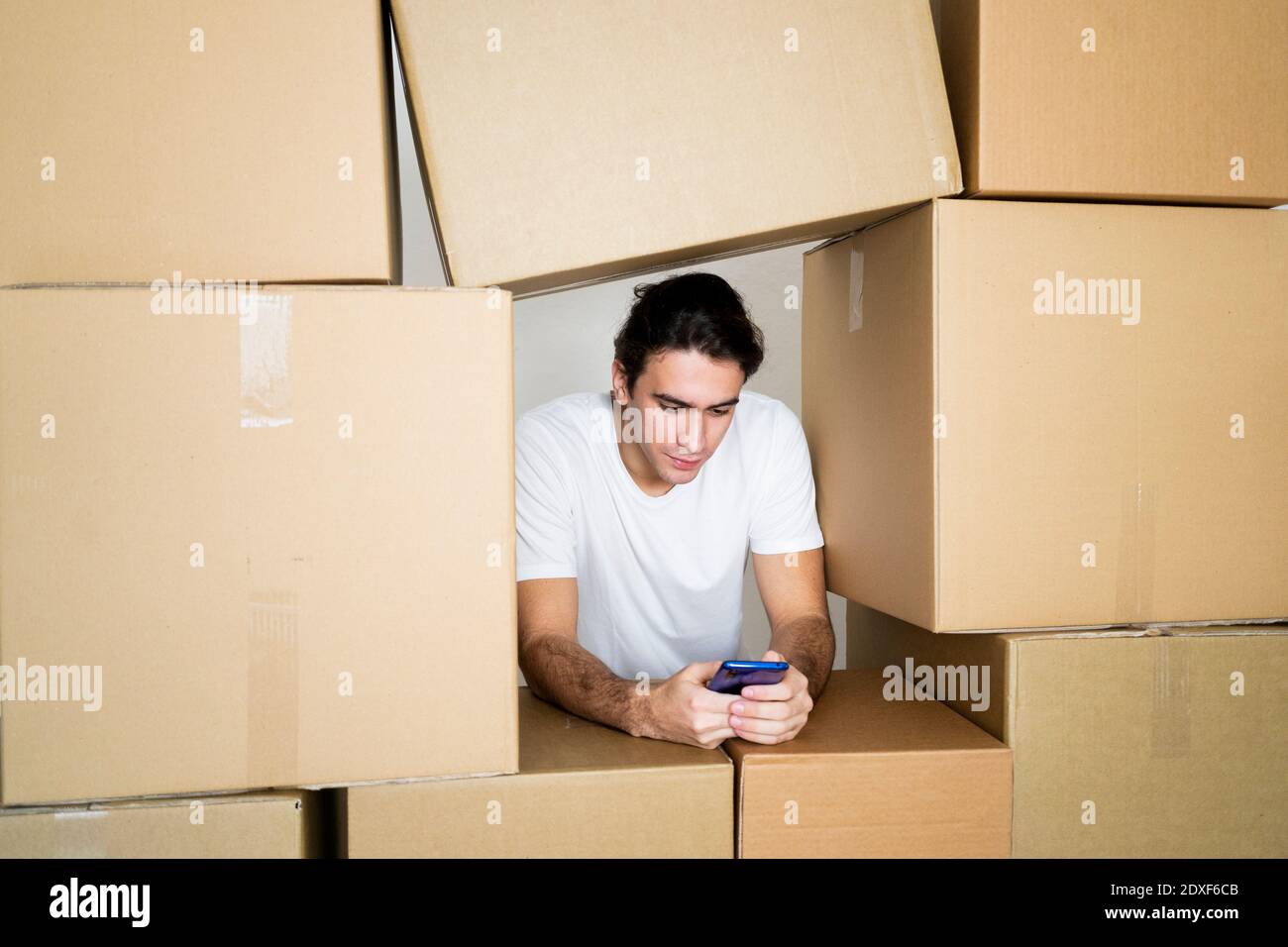 Leaning phone boxes hi-res stock photography and images - Alamy