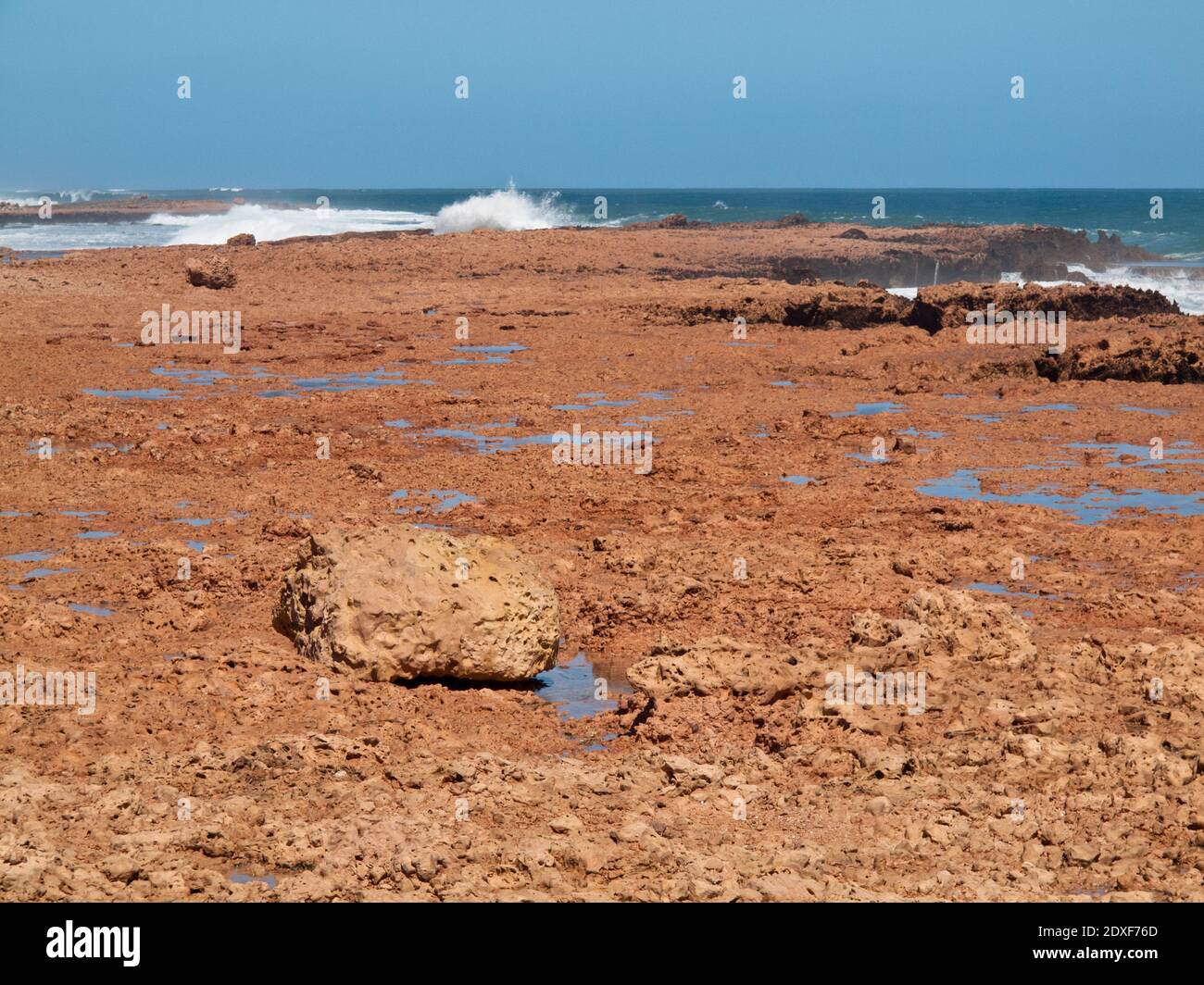 The Blowholes at Point Quobba on the Gascoyne Coast north of Carnarvon ...