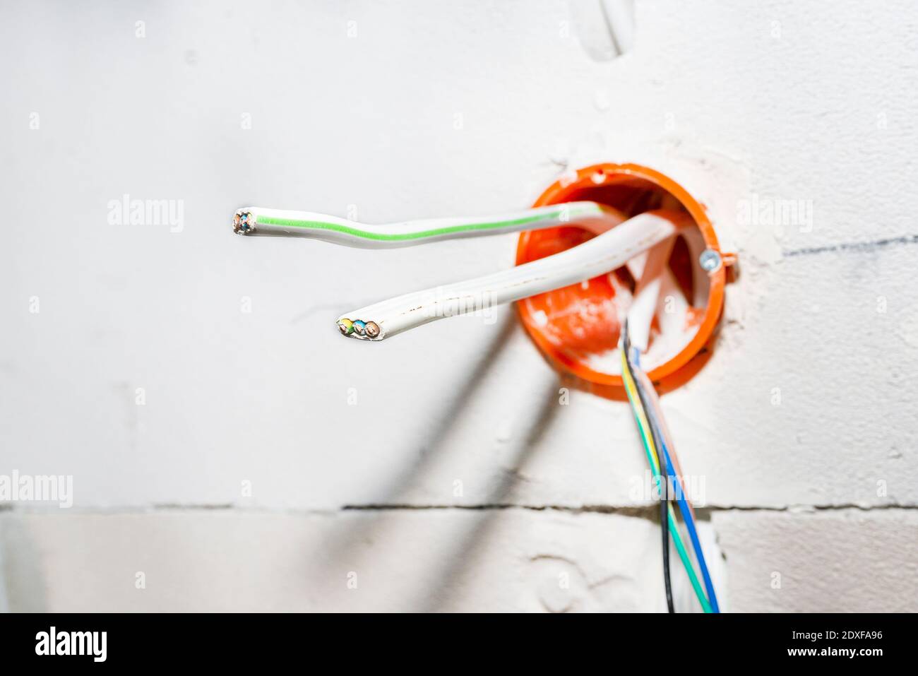 Home connection junction box hi-res stock photography and images - Alamy