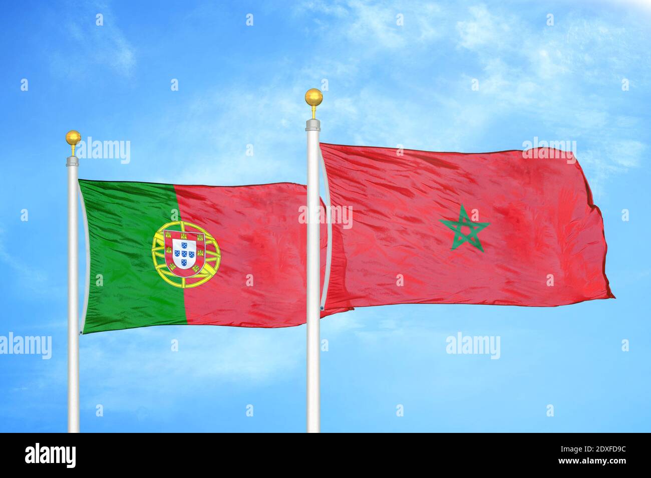 Team morocco portugal hi-res stock photography and images - Alamy