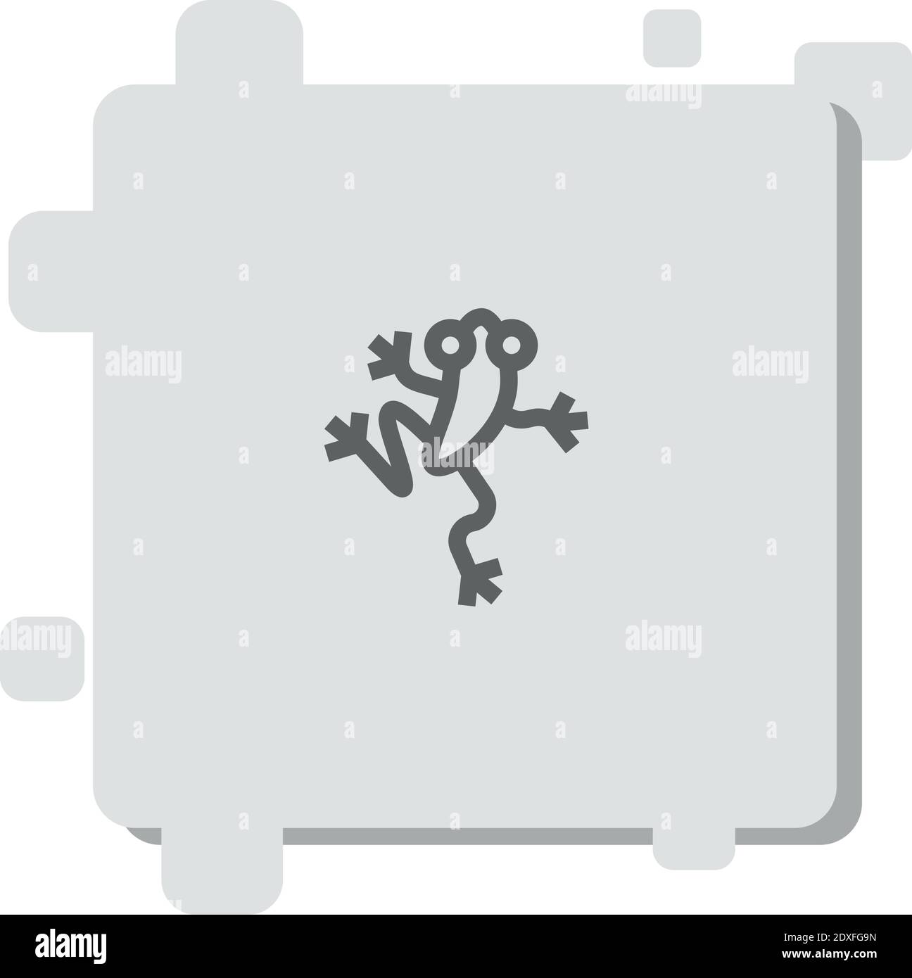 frog vector icon modern simple vector illustration Stock Vector Image ...