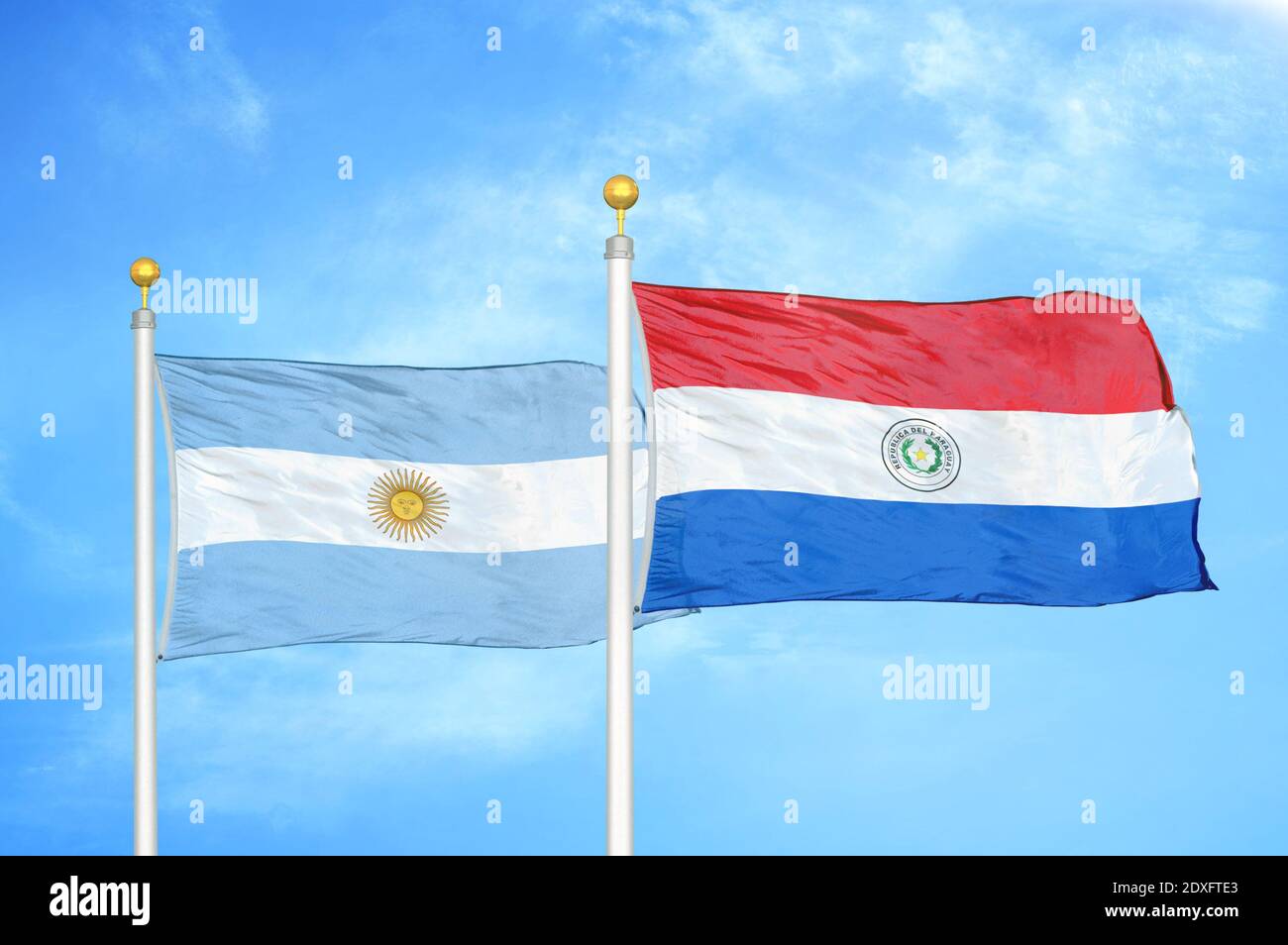 Paraguay vs argentina hi-res stock photography and images - Alamy