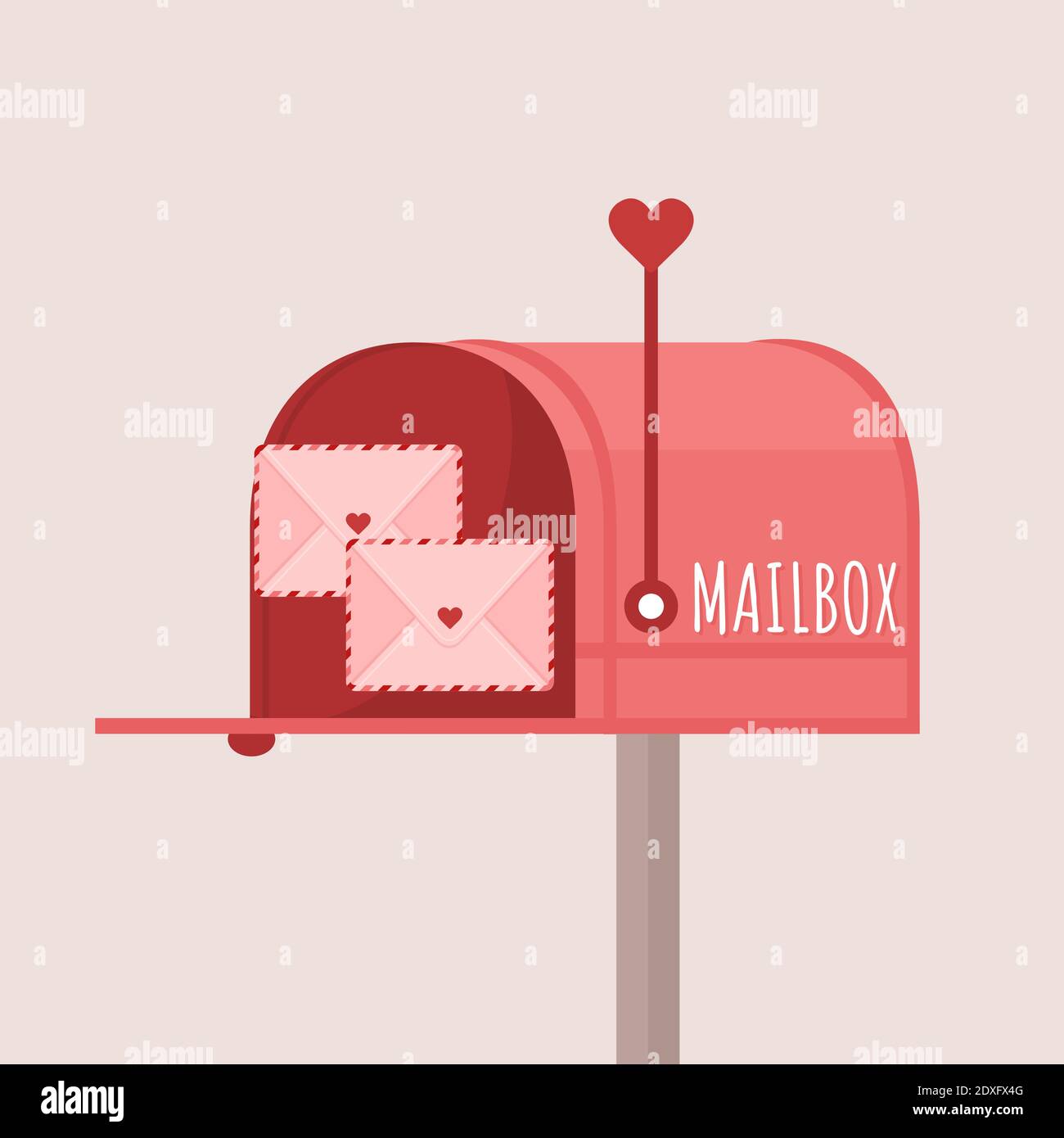 Valentine Mailbox Clip Art