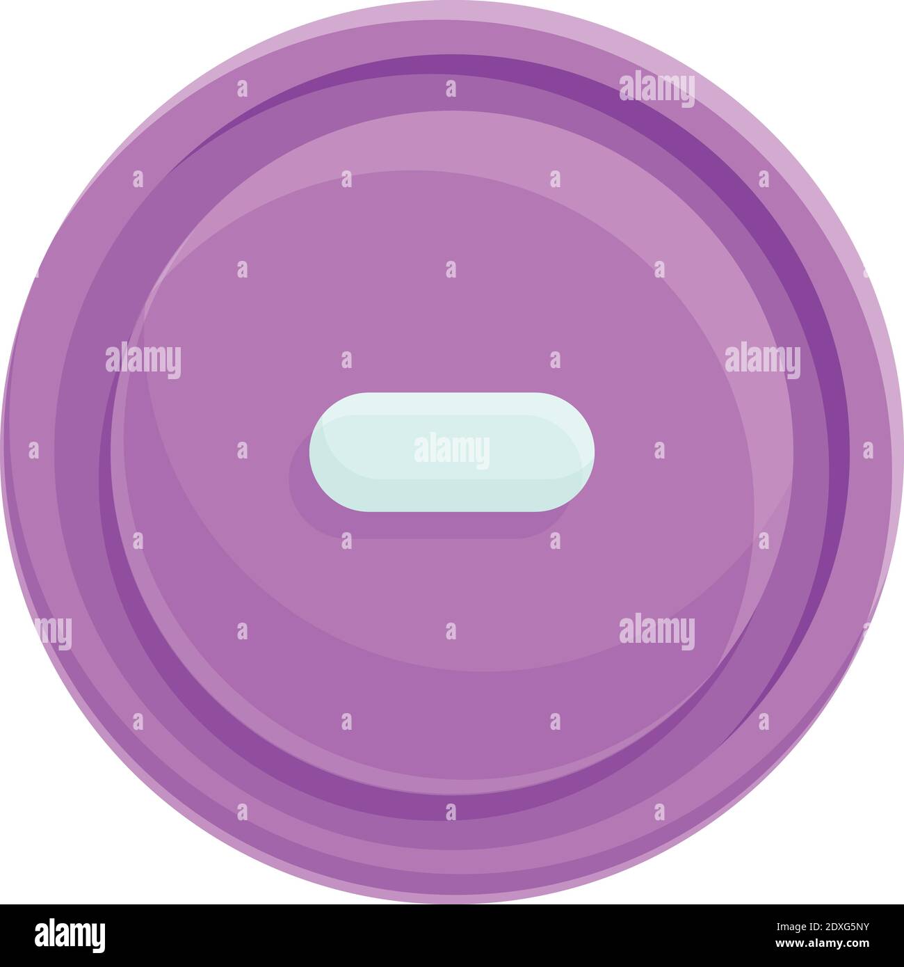 Sewing button icon. Cartoon of sewing button vector icon for web design ...