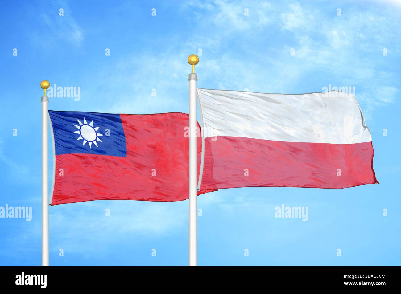 Taiwan poland flag hi-res stock photography and images - Alamy